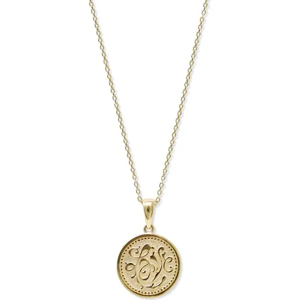 Anzie 14k Gold Love Letter Royal Necklace - Yellow Gold