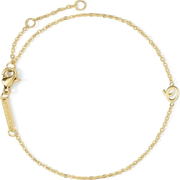 D.LOUISE D. Louise Initial Chain Bracelet - Gold - O
