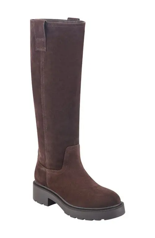 Marc Fisher Sadler Knee High Boot - Dark Brown