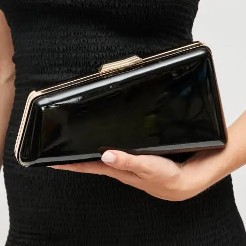 URBAN EXPRESSIONS Irenepatent Asymmetrical Evening Bag
