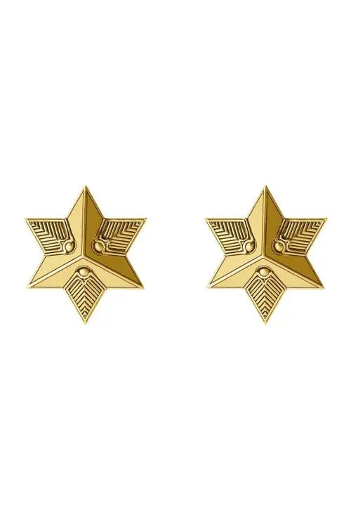 ASTOR & ORION Star Stud Earrings - Gold