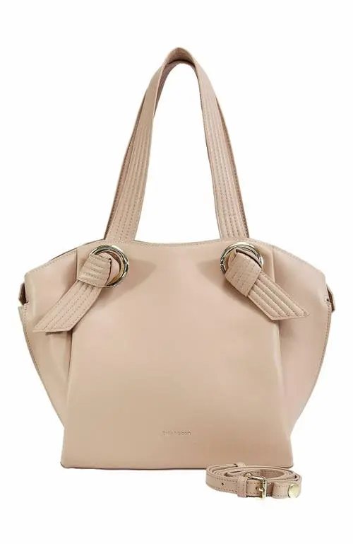 BELLE & BLOOM Heart Of Gold Leather Shoulder Bag - Latte