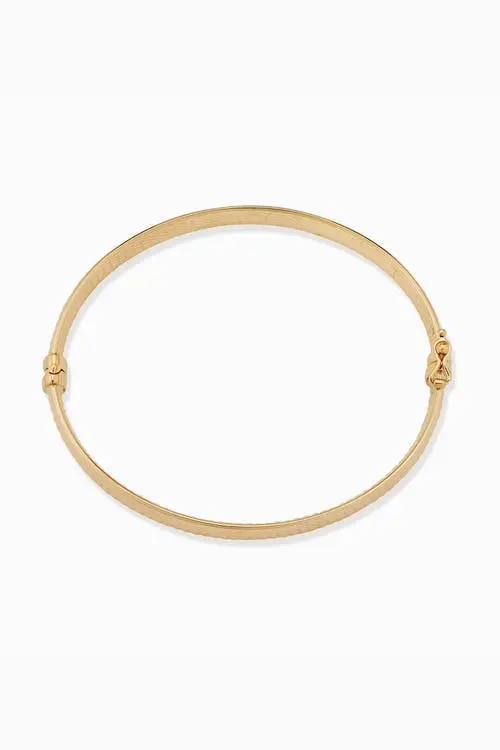 ORADINA 14k Moto Bangle