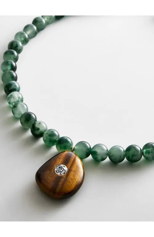 Baublebar Jamie Semi-precious Beaded Pendant Necklace - Green