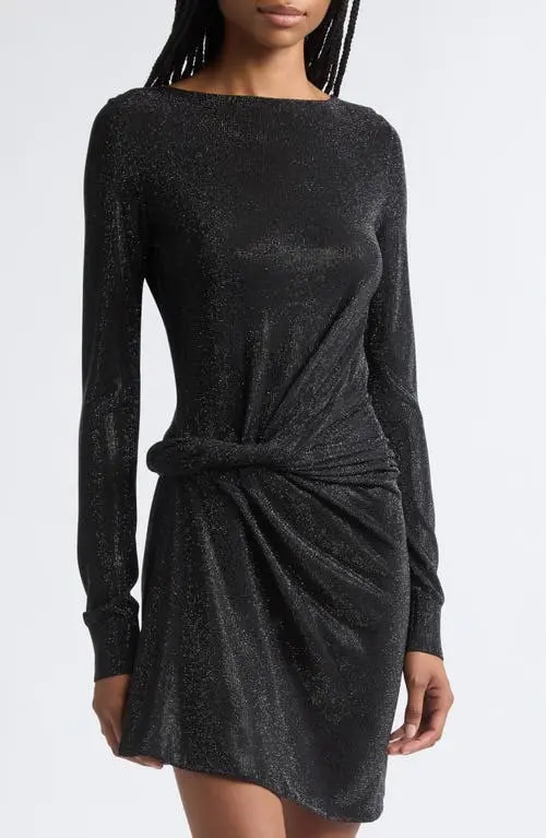 Alexander Wang Long Sleeve Twist Jersey Sweater Dress