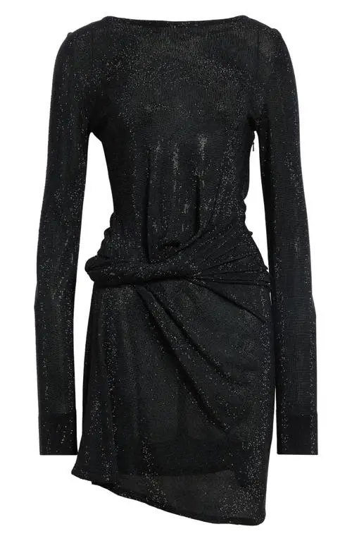 Alexander Wang Long Sleeve Twist Jersey Sweater Dress