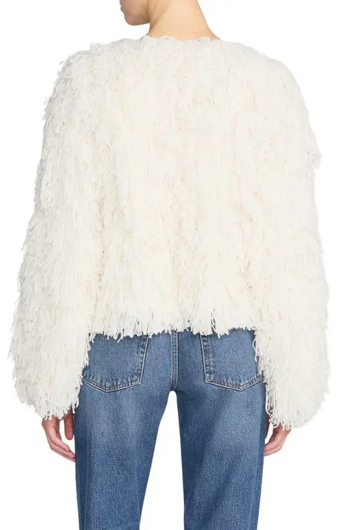 FRAME The Fringe Sweater Jacket