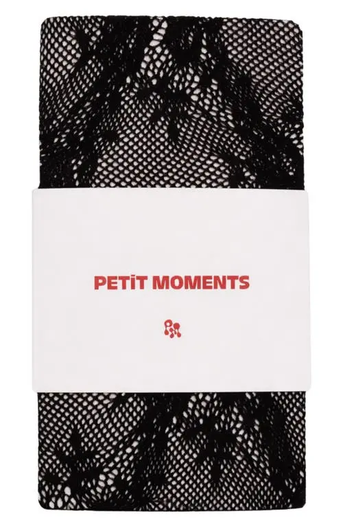 PETIT MOMENTS Stretch Lace Tights - Black