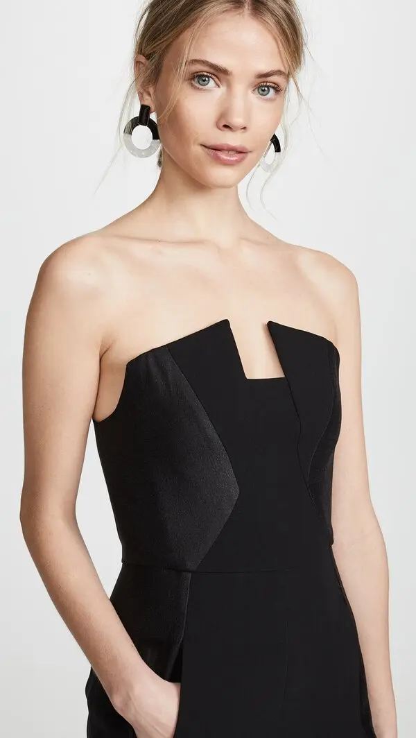 Black Halo Lena Jumpsuit - Black