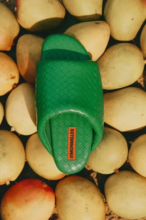 SIMONMILLER Woven Bubble Slide Sandal