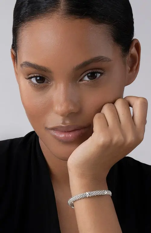 Lagos Three-station Caviar Beaded Bracelet