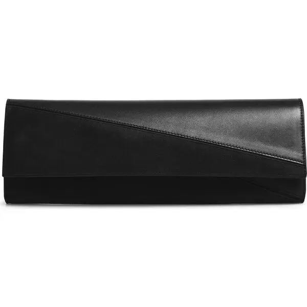 Proenza Schouler Hex Calfskin Clutch - Black
