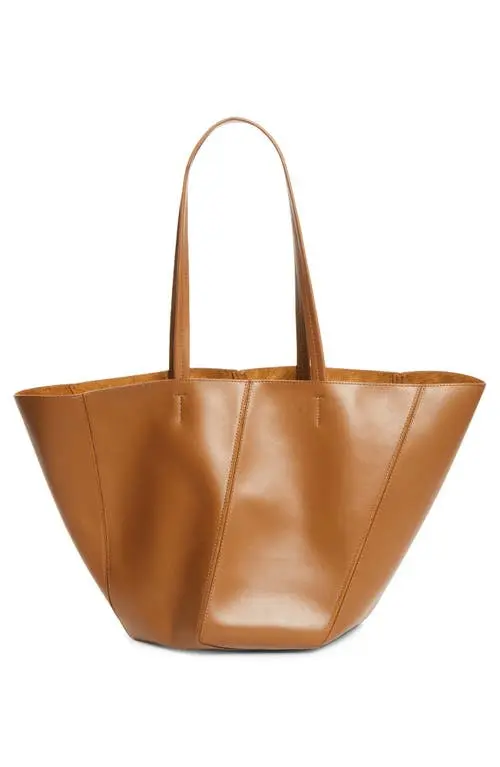 Proenza Schouler Hex Calfskin Leather Tote - Walnut