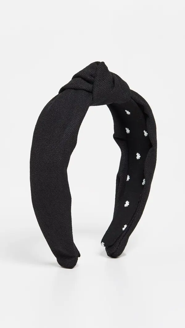 Lele Sadoughi Classic Black Headband