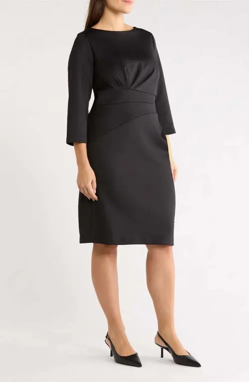 Anne Klein Draped Sheath Dress