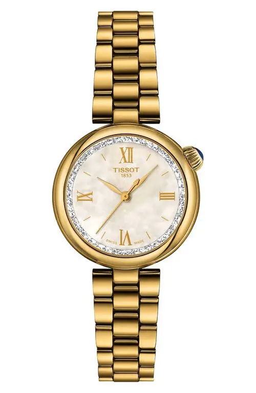 TISSOT Desir Mother-of-pearl Goldtone Watch - No Color