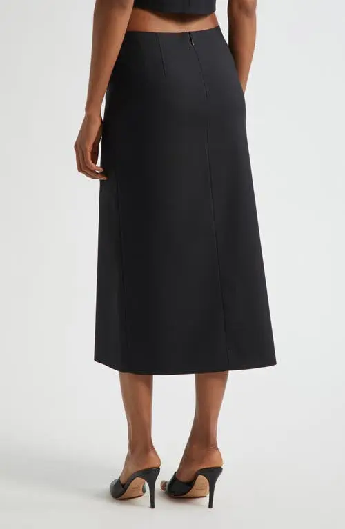 L'Agence Febe Tuxedo Pencil Skirt