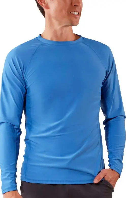 UV SKINZ Long Sleeve Crew Sun & Swim Shirt - Belize