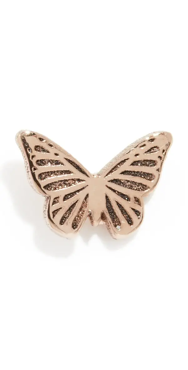 Zoe Chicco 14k Gold Butterfly Single Stud Earring - Yellow Gold