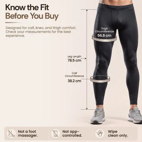 MIKO Rhythm Leg & Calf Air Compression Massager With Heat