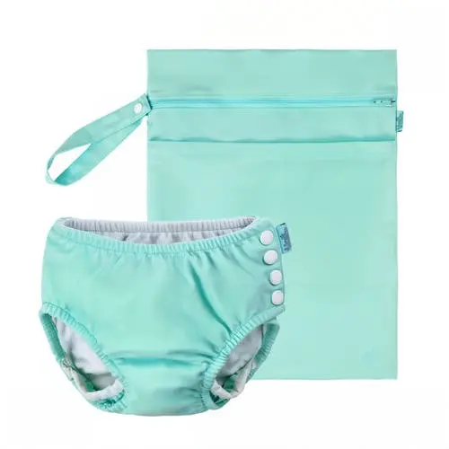 UV SKINZ Adjustable Swim Diaper Set - Aruba