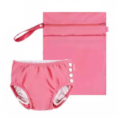 UV SKINZ Adjustable Swim Diaper Set - Wild Rose