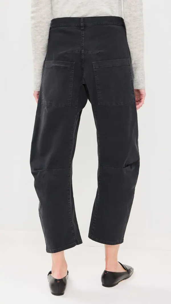 NILI LOTAN Shon Twill Trousers - Carbon