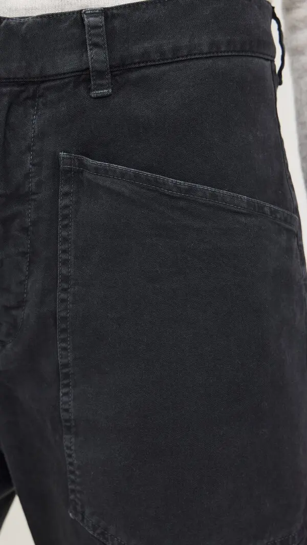 NILI LOTAN Shon Twill Trousers - Carbon