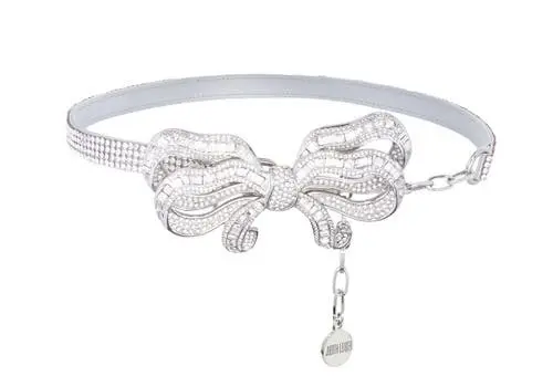 Judith Leiber Bow Baguette Belt