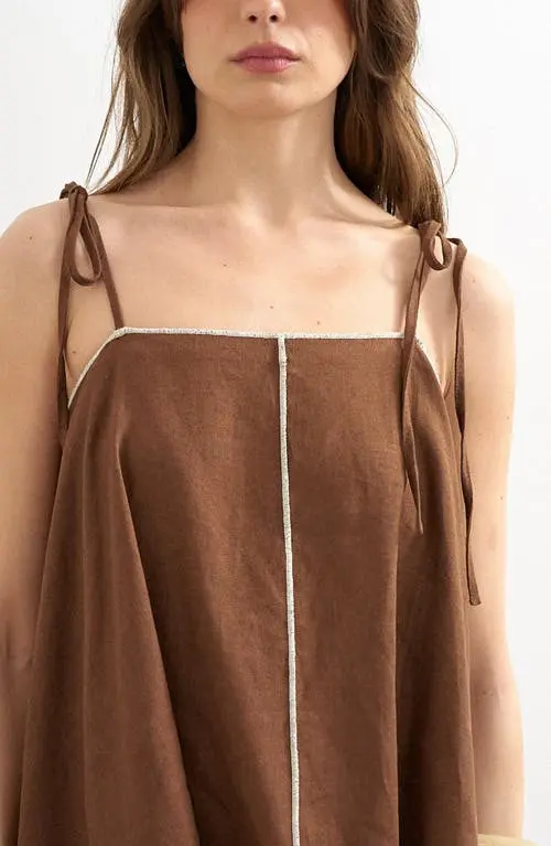 Topshop Linen Blend Cami