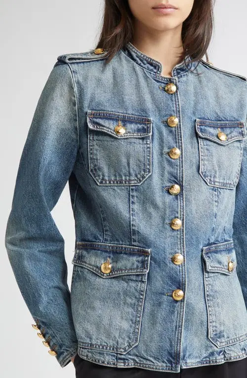 NILI LOTAN Geraldine Denim Jacket
