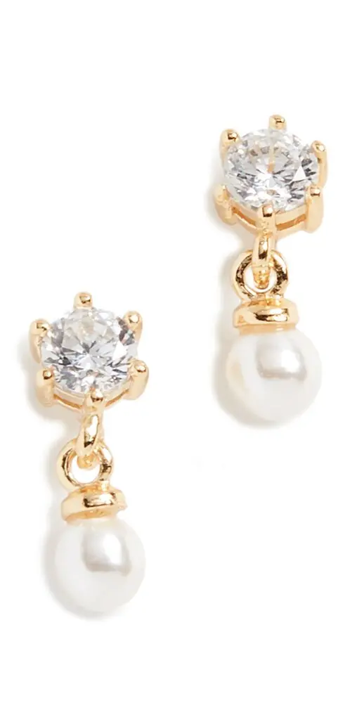 Shashi Akiko Drop Earrings - Gold