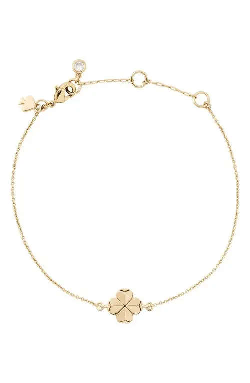 Kate Spade New York Spade Flower Chain Bracelet - Gold