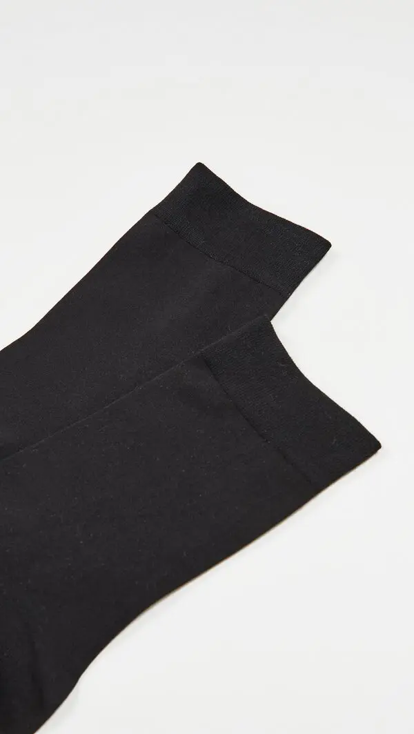Falke Cotton Touch Ankle Socks - Black