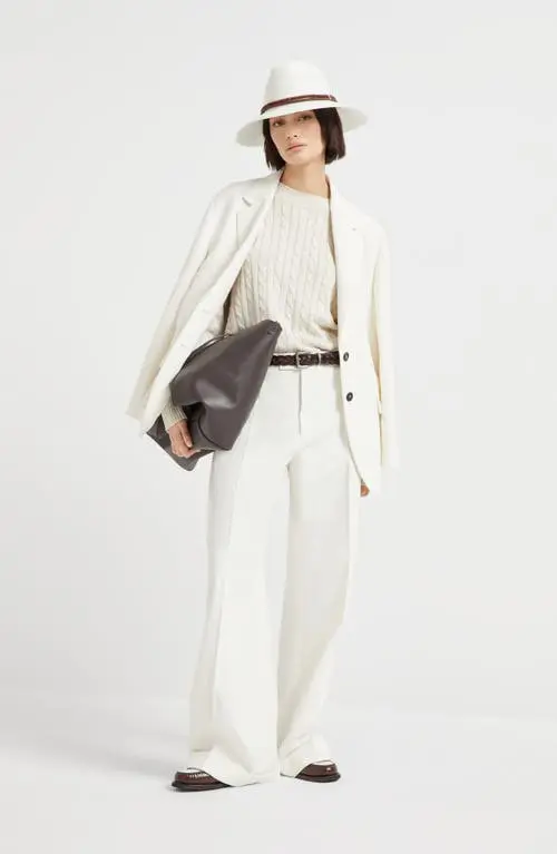 Brunello Cucinelli Loose Flared Trousers