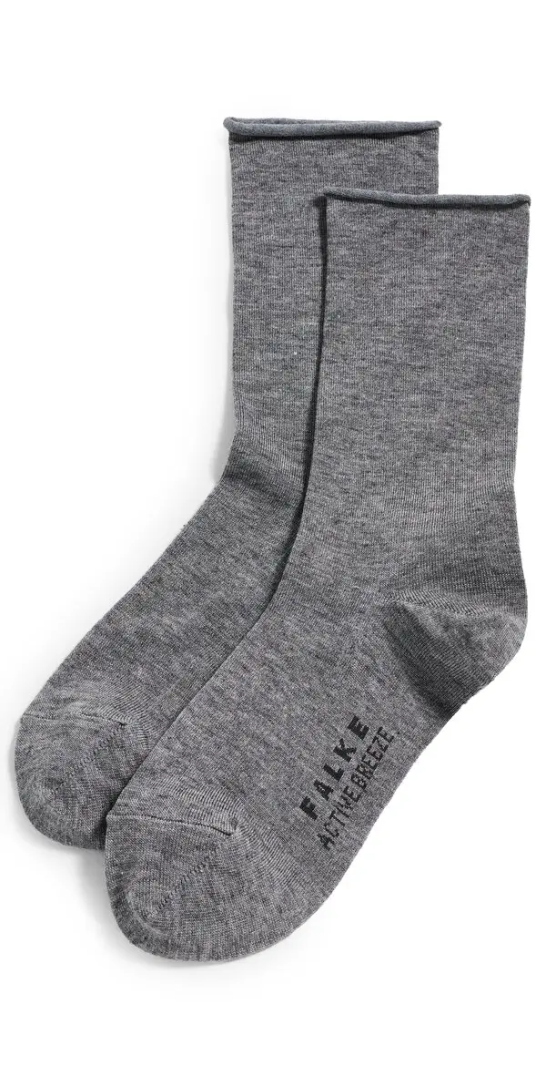 Falke Active Breeze Roll Top Socks - Grey Malange