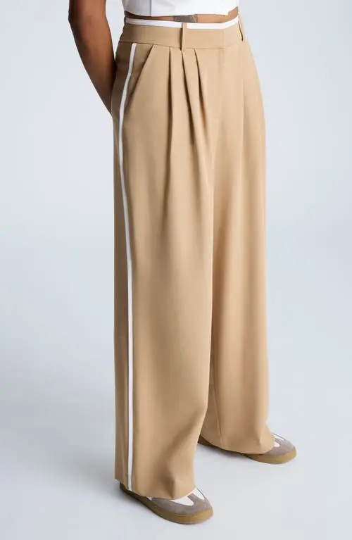 KENNETH COLE Wide-leg Pleated Pants