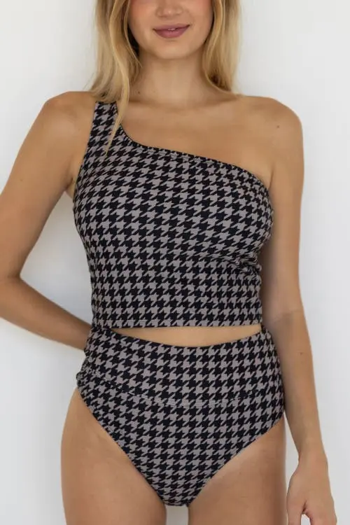 Geode Swimwear Azure Tankini Top - Blue
