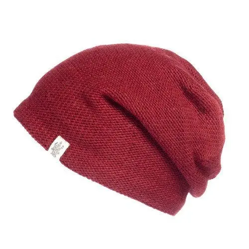 NIRVANNA DESIGNS Depp Slouch Beanie - Burgundy