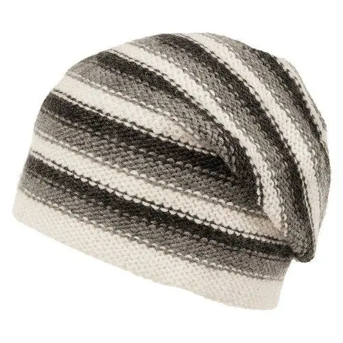 NIRVANNA DESIGNS Depp Slouch Beanie - White Combo