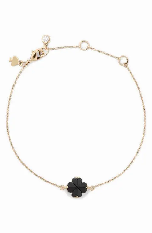 Kate Spade New York Clover Charm Bracelet - Black