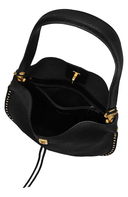 Rebecca Minkoff Darren Slim Leather Shoulder Bag With Stud Detailing