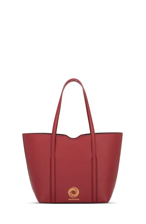 ARANYANI Amala Zipper Tote - Lava Red