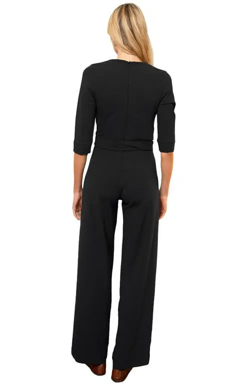 HOTSQUASH LONDON CLOTHING Smart Scuba Knit Jumpsuit