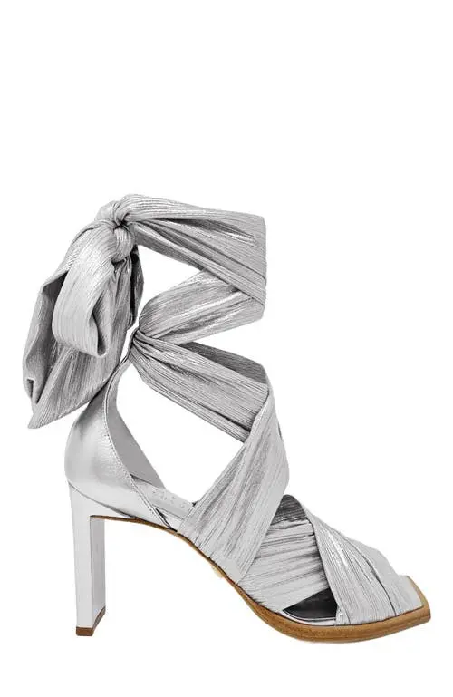 DANIELLA SHEVEL Poet Metallic Pumps - Metallic Silver