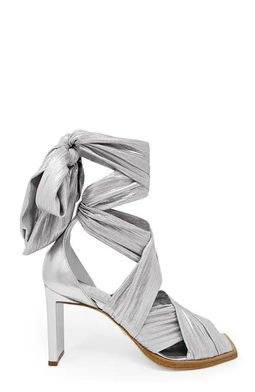 DANIELLA SHEVEL Poet Metallic Pumps - Metallic Silver