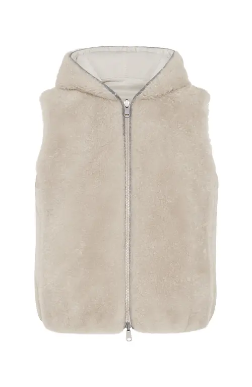 Brunello Cucinelli Hooded Reversible Gilet