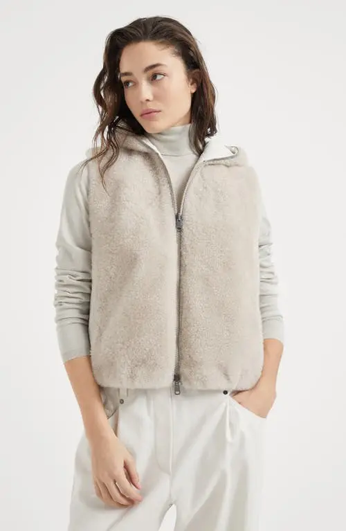Brunello Cucinelli Hooded Reversible Gilet