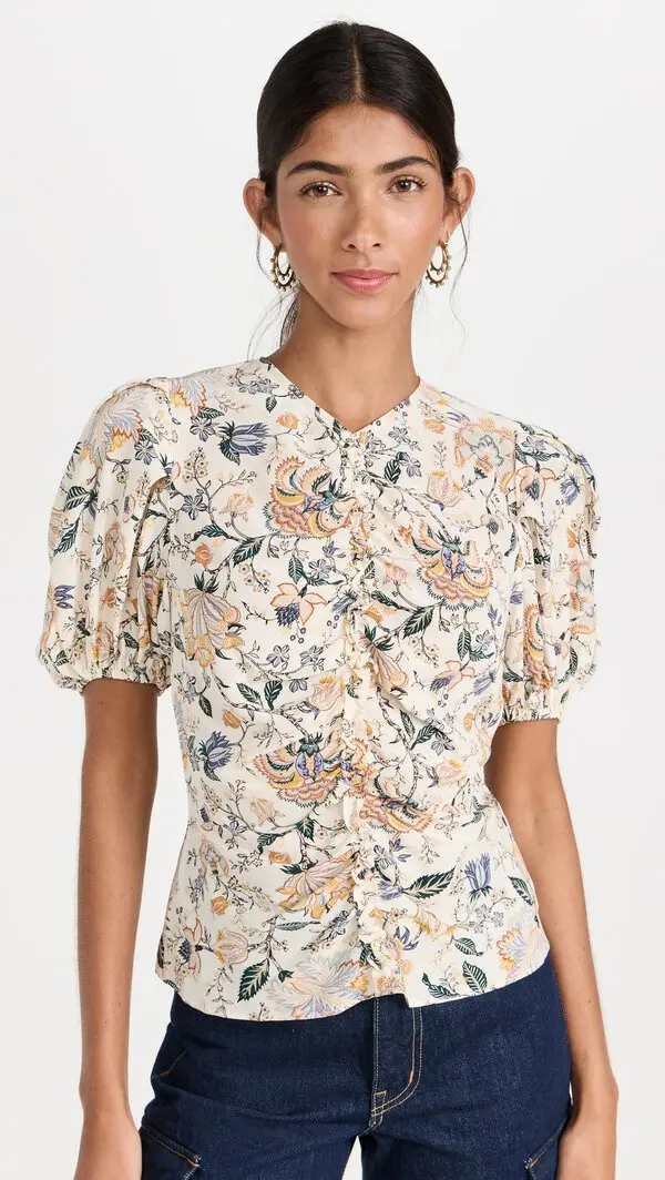 Ulla Johnson Elise Top In Gardenia - 60% Off | Editorialist