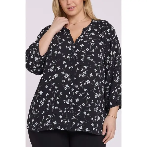 NYDJ Pintuck Top - Primrose Path